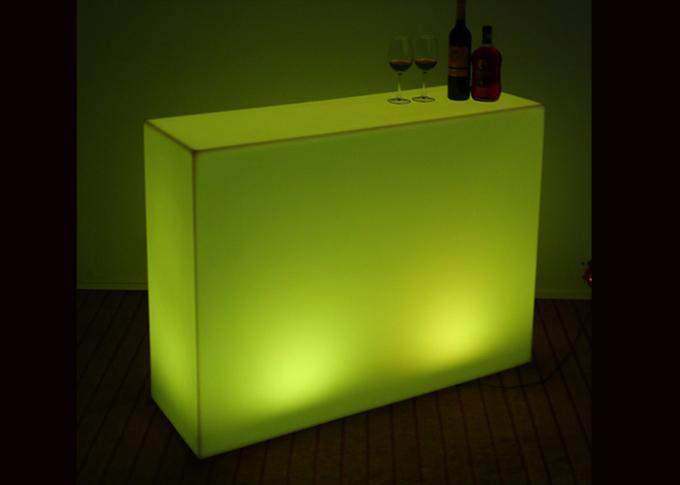 Specific Use Illuminated Led Bar Table , Counter Light Up Furniture ...