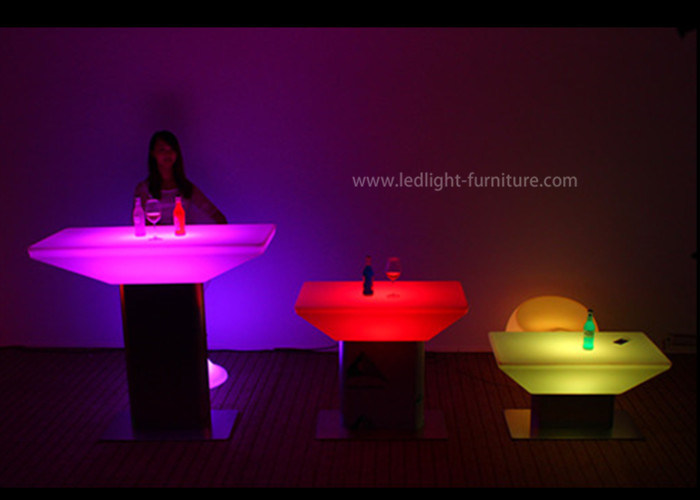 16 Colors Rental Illuminated Outdoor Furniture With Harmless Materials