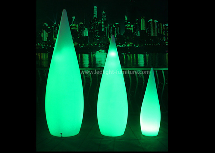 Energy Saving Hotel Floor Standing Lamps Art Design With Water Drop Shape