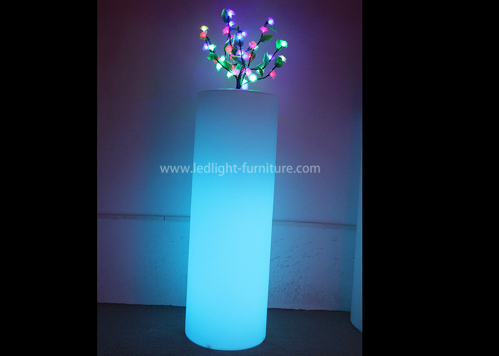 Wedding Pillars Decorations Led Light Columns Waterproof With Flower ...