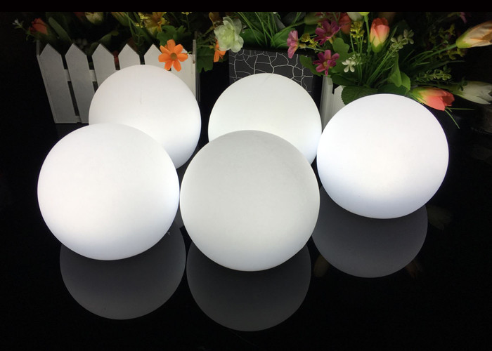 Lighted Christmas LED Ball Lights , Floating LED Pool Balls Long Lifespan